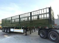 China 3/4 Axles 50 Tons Fence Semi Trailer for Vegetable and Livestock Customizable Option for sale