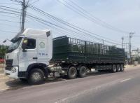 China 3 Axles Semi Trailer Fence Cargo Trailer with Rim 8.00-20 and King Pin 3/5