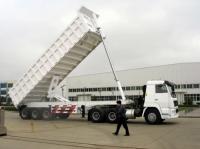 China Function Cargo Transport Semi-Trailer U-type End Tipper Hydraulic Rear Dump Trailer for sale