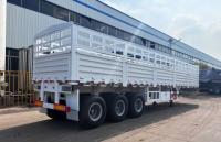 China Customizable Semi-Trailer for Bulk Cargo Transport 30-100 Tons Side Wall Enclosed Fence for sale