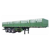 China Semi-Trailer for Vegetable and Livestock 3 Axle 7.5 Tons Tare Weight Mechanical Suspension for sale