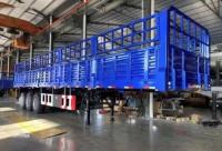 China Custom Multiaxis Steel Semi-Trailer for Truck Cargo Fence and Max Payload 40-80 Ton for sale