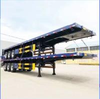 China 60T Capacity 2 Axle 3 Axle Top 1 Truck Trailer Semi-Trailer for 20ft Container for sale