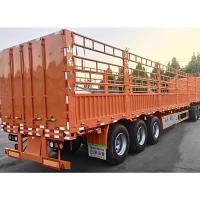 China 3 Axles 4 Axles 40ft Transport Livestock Fence Semi-Trailer with Wabco Brake System for sale