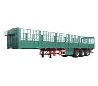 China 3 Axles 4 Axles 40ft Transport Livestock Fence Semi-Trailer with Wabco Brake System for sale