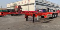 China Customer's Request Container Transport Skeleton Semi-Trailer for Cargo Transportation for sale