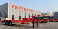 China Customer's Request Container Transport Skeleton Semi-Trailer for Cargo Transportation for sale
