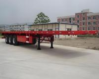 China Semi-Trailer with 3 Axle 4 Axles Flatbed Container Truck Landing Gear 28t Heavy Duty for sale