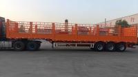 China -Spot Semi-Trailer Cattle Sheep Horses Transportation High Strength Load Fence Trailer for sale