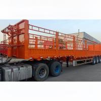 China SAF Two Speed 28t Heavy Duty Landing Gear High Bar Livestock Semi Trailer with 3 Axles for sale