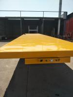 China 100tons Max Payload Flatbed Semi Trailer for Transport of Container and Bulk Cargos for sale