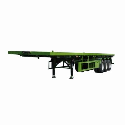 China 30-100tons Container and Heavy Cargos Semi-Trailer with 28t Heavy Duty Landing Gear for sale