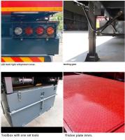 China 20Ft 40Ft 50Ton Flatbed Semi Trailer with Container Chassis and 50mm or 90mm King Pin for sale