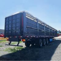 China Multifunctional 3 Axle 4 Axle Side Fence Semi Trailer For Truck with Steel Structure for sale