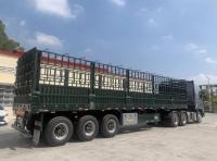 China Multifunctional 3 Axle 4 Axle Side Fence Semi Trailer For Truck with Steel Structure for sale