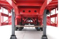 China 20ft 40ft Container Trailer 2 Axle 3 Axle 40T Skeleton Semi Trailer 12400x2500x1550mm for sale