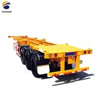 China 2 Axle 20FT Skeleton Frame Container Transportation Semi Trailer for Customer's Request for sale