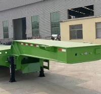 China Axle 13/16/20 Ton Lowboy Lowbed Semi Trailer For Buyer's Request With Heavy Duty Design for sale