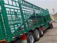 China Sale Customized 3 Axles 20-40tons High Fence Semi Trailer for Livestock Farm Animals for sale