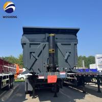 China Truck Trailer 3 Axle 4 Axle Tipping Tipper Rear Dump Truck Semi Trailer For Construction for sale