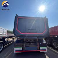 China Truck Trailer 3 Axle 4 Axle Tipping Tipper Rear Dump Truck Semi Trailer For Construction for sale