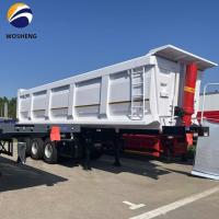 China Truck Trailer 3 Axle 4 Axle Tipping Tipper Rear Dump Truck Semi Trailer For Construction for sale