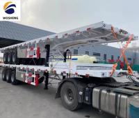 China Max Payload of 100tons Semi-Trailer Ideal for Transporting 20ft 45ft 40ft Container for sale