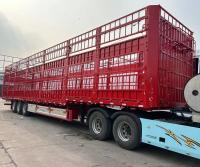 China 40-80Ton 3 Axles Side Wall Fence Cargo Semi Trailer with Heavy Duty Landing Gear 28t for sale