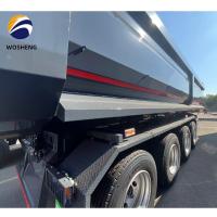 China Steel 3 Axle 4 Axle Tipper Rear Dump Truck Trailer for Construction for sale