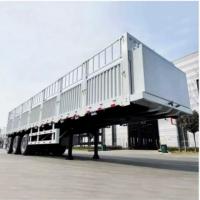 China Semi-Trailer with Top 3 Axle 4 Axle Truck Trailer Cargo and Livestock Fence Stake for sale
