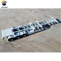 China Mechanical Suspension Skeleton Container Trailer for 20ft 40ft 45ft Containers for sale