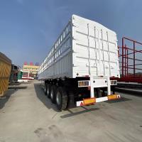 China Semi-Trailer with Top 3 Axle 4 Axle Truck Trailer Cargo and Livestock Fence Stake for sale