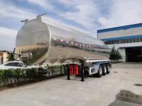 China Standard 28 Ton Landing Gear Wosheng Semi-Trailer for Oil/Water/Milk/Gasoline Tank for sale
