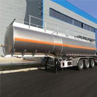 China Standard 28 Ton Landing Gear Wosheng Semi-Trailer for Oil/Water/Milk/Gasoline Tank for sale