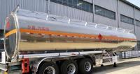 China Standard 28 Ton Landing Gear Wosheng Semi-Trailer for Oil/Water/Milk/Gasoline Tank for sale