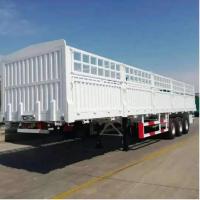 China 100Tons Max Capacity Fence Semi Trailer Heavy Duty Landing Gear 28T Good Performance for sale