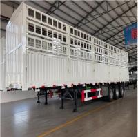 China 100Tons Max Capacity Fence Semi Trailer Heavy Duty Landing Gear 28T Good Performance for sale