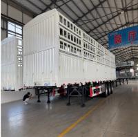 China 100Tons Max Capacity Fence Semi Trailer Heavy Duty Landing Gear 28T Good Performance for sale