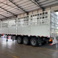 China 100Tons Max Capacity Fence Semi Trailer Heavy Duty Landing Gear 28T Good Performance for sale