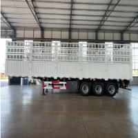 China 100Tons Max Capacity Fence Semi Trailer Heavy Duty Landing Gear 28T Good Performance for sale