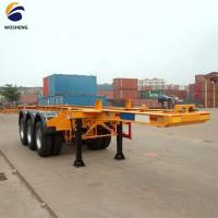 China 20ft 40ft Container Trailer with Heavy Duty Landing Gear 28t for sale