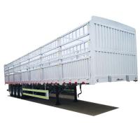 China Customization 3 Axle 4 Axle Multifunction Detachable Fence Semi Trailer for Truck for sale