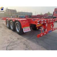 China 12400x2500x1550mm Chinese Customization Skeleton Semi Trailer for Container for sale