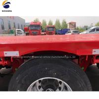 China 40Feet Container Trailer Professional 3Axle Flatbed Semi Trailer with 2