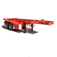 China 40ft 20ft Tri-Axle Container Trailer Skeleton Trailer with Heavy Duty Landing Gear 28t for sale