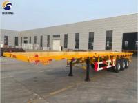 China 3 4 5 Axles 20FT 40FT Semi-Trailer Tare Weight 20T-80T 20FT Flatbed Semi Truck Trailer for sale