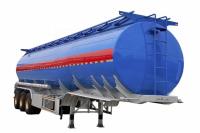 China Carbon Steel 42cbm Diesel Oil Fuel Tanker Semi Trailer with Max Payload 30000 kg for sale