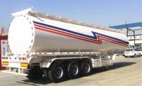 China Carbon Steel 42cbm Diesel Oil Fuel Tanker Semi Trailer with Max Payload 30000 kg for sale