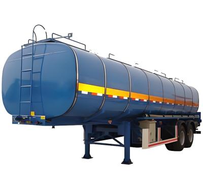 China Customized 40000-75000 Liters Fuel or Oil Tanker Semi Trailer with Tare Weight 9800kgs for sale