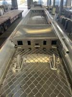 China Directly Sale 42cbm Stainless Steel Fuel Tank Semi Trailer with 28 Ton Landing Gear for sale
